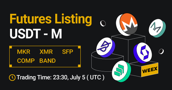 WEEX Will List COMP, MKR, XMR, BAND and SFP USDT-M Perpetual Futures – WEEX