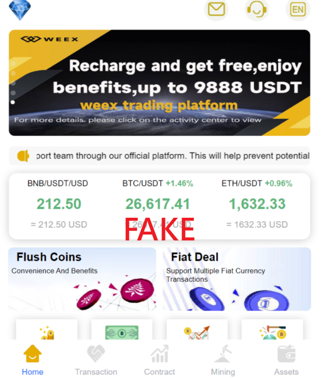 >>Clarification on WEEX Imposters and Scams