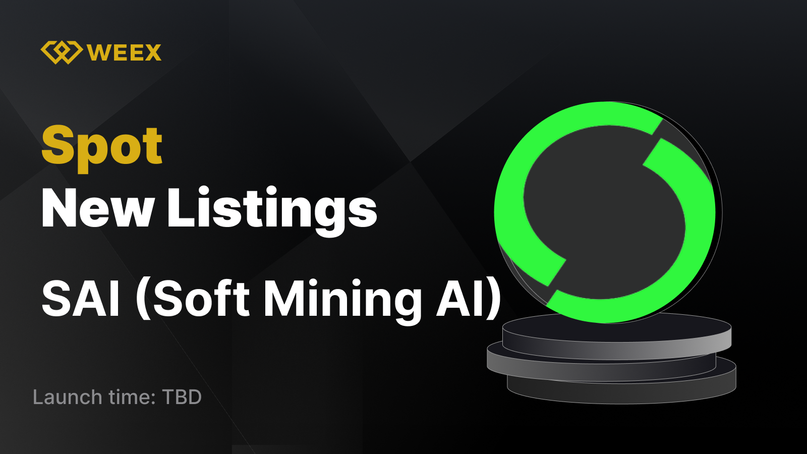 SAI (Soft Mining AI) Will be Listed on WEEX Spot – WEEX