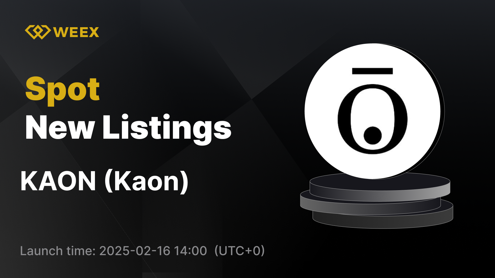 KAON (Kaon) Will be Listed on WEEX Spot – WEEX