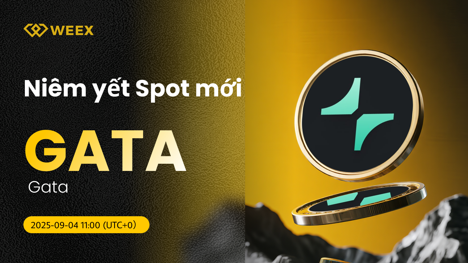 Danh sách mới: Giao dịch GATA/USDT có sẵn trên WEEX từ ngày 4 tháng 9! – WEEX