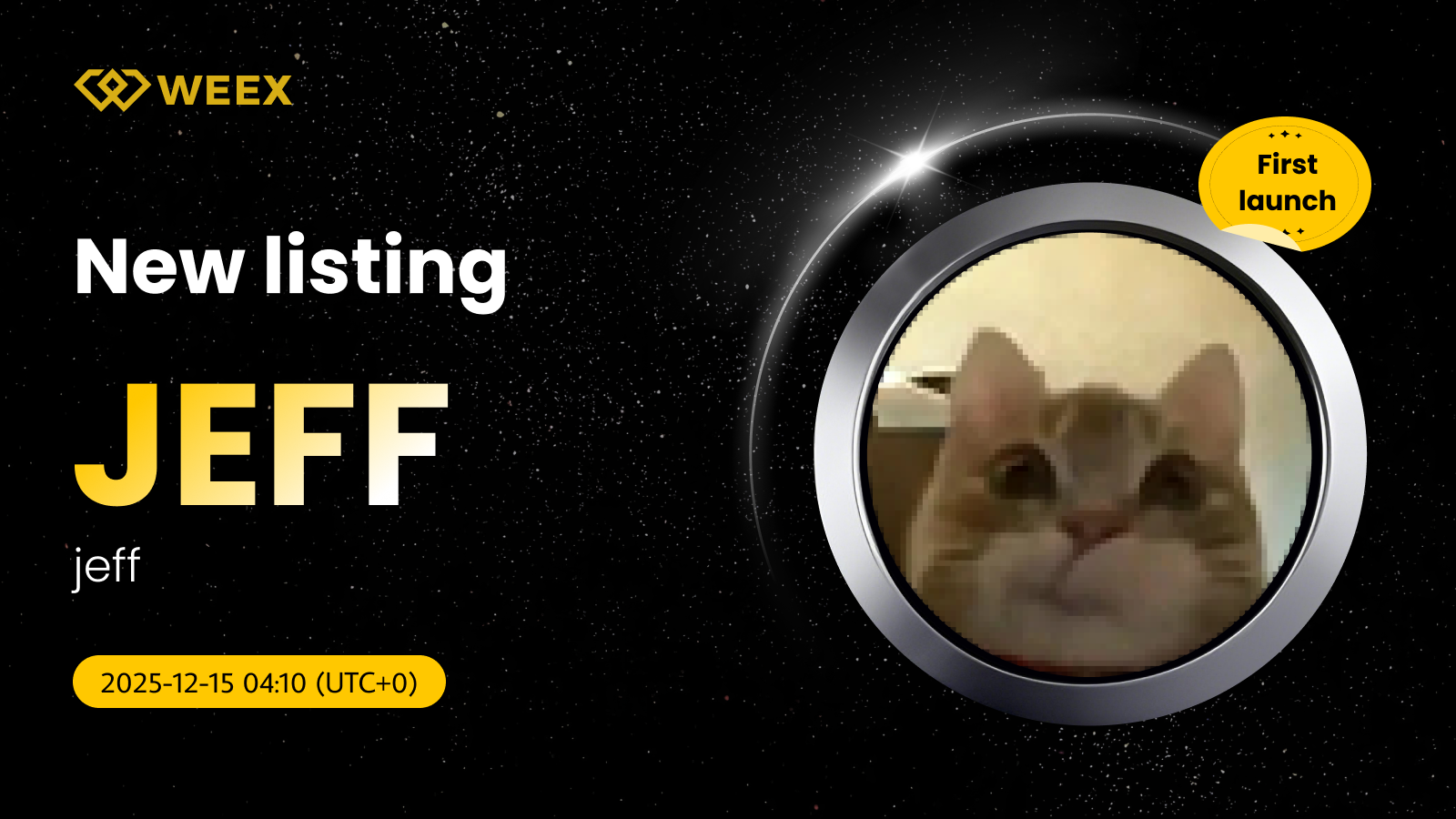 جف (JEFF) اکنون در WEEX موجود است! – WEEX