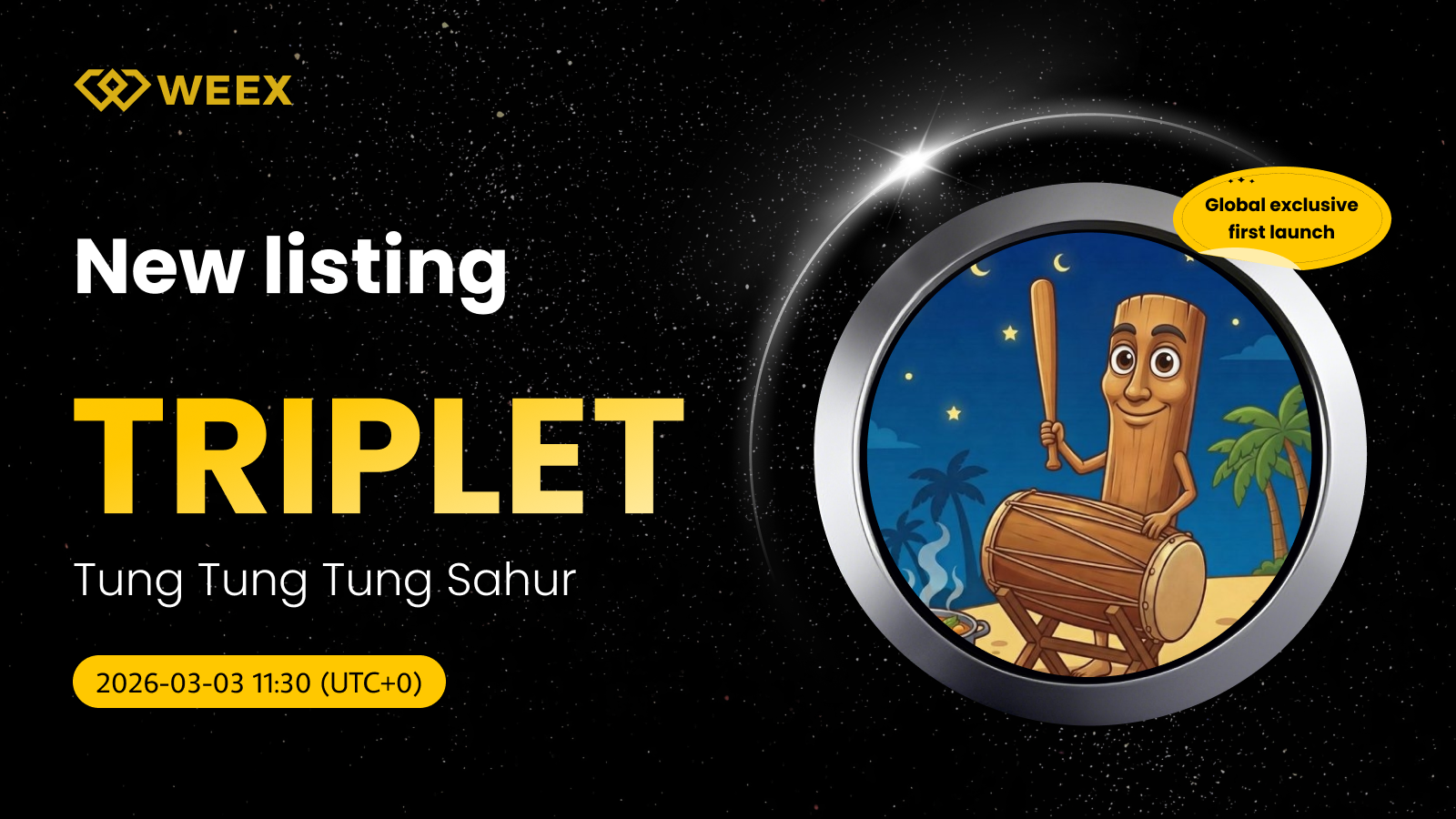 ¡Tung Tung Sahur (TRIPLET) ya está disponible en WEEX! – WEEX Latinoamérica